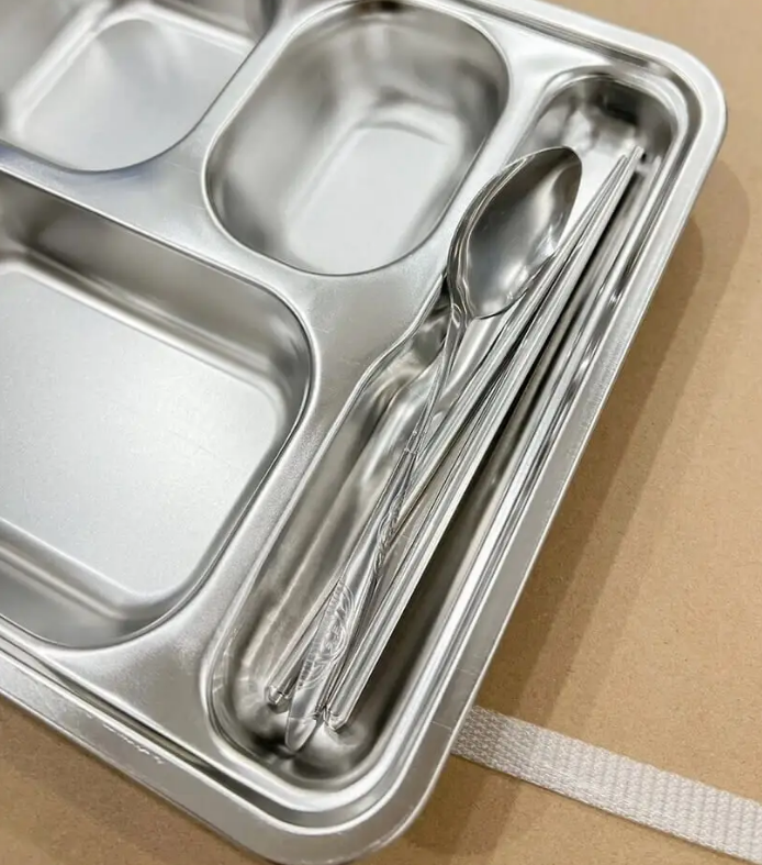 Khay ăn Inox/ Inox eating tray